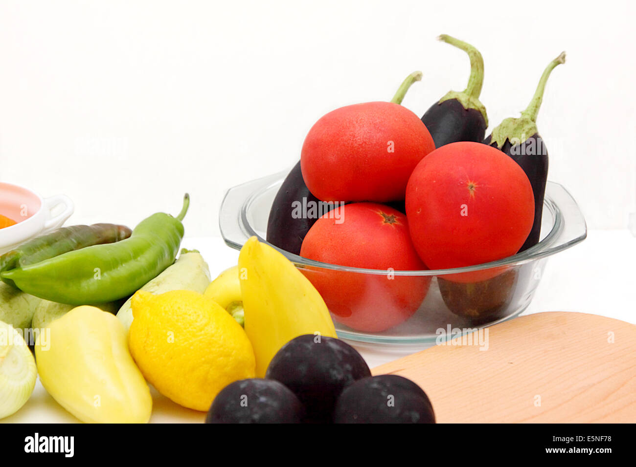 Set many green vegetables hi-res stock photography and images - Alamy
