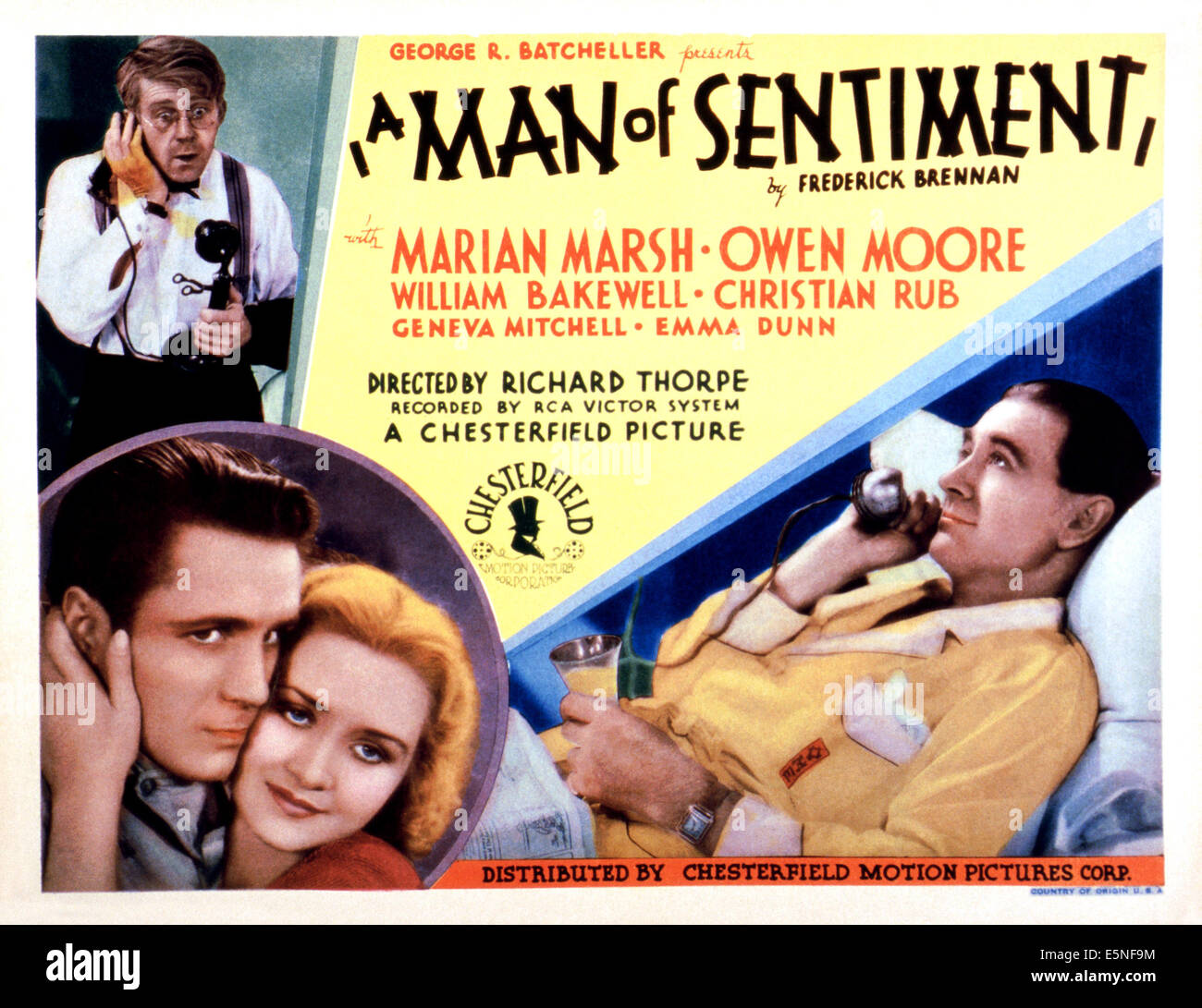 A MAN OF SENTIMENT, Christian Rub (top left), William Bakewell (bottom ...