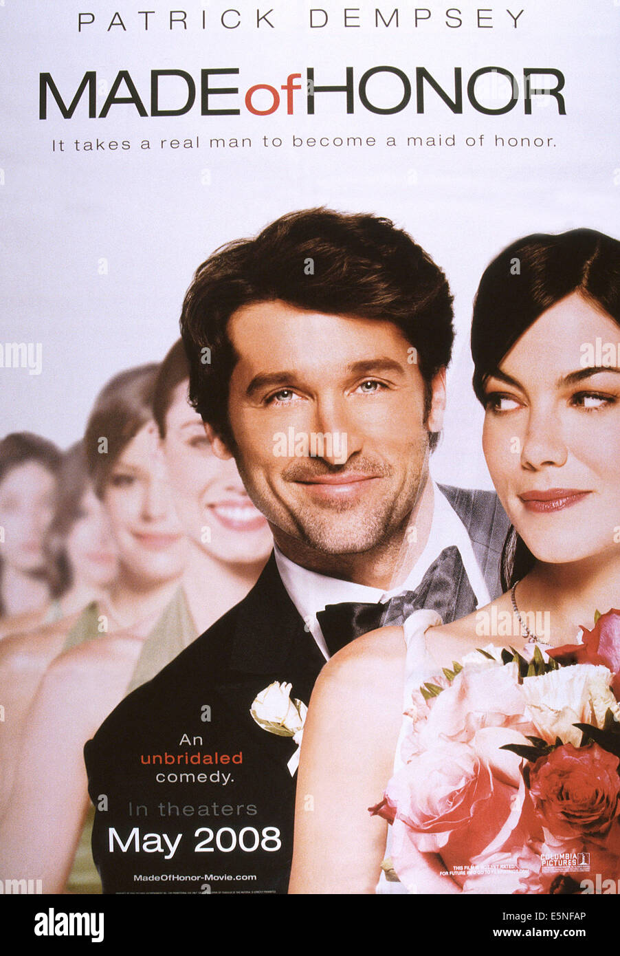 MADE OF HONOR, US poster, from left: Patrick Dempsey, Michelle Monaghan, 2008. ©Sony Pictures ...