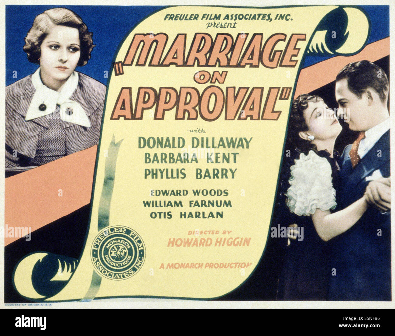 MARRIAGE ON APPROVAL, from left: Barbara Kent, Phyllis Barry, Don ...