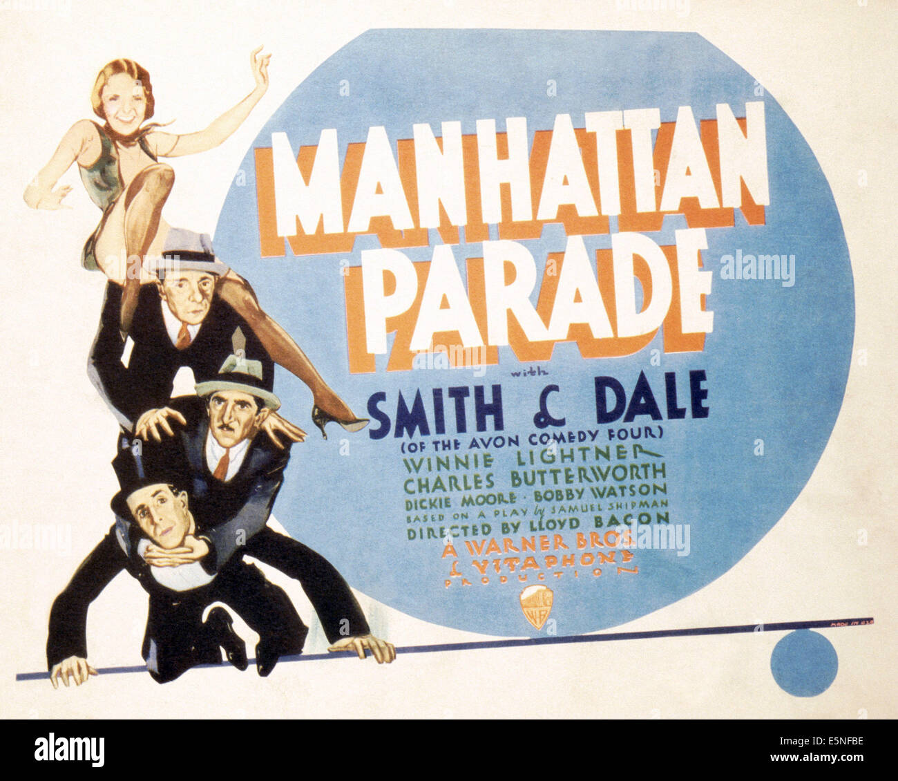 MANHATTAN PARADE, from top: Winnie Lightner, Charles Dale, Joe Smith ...