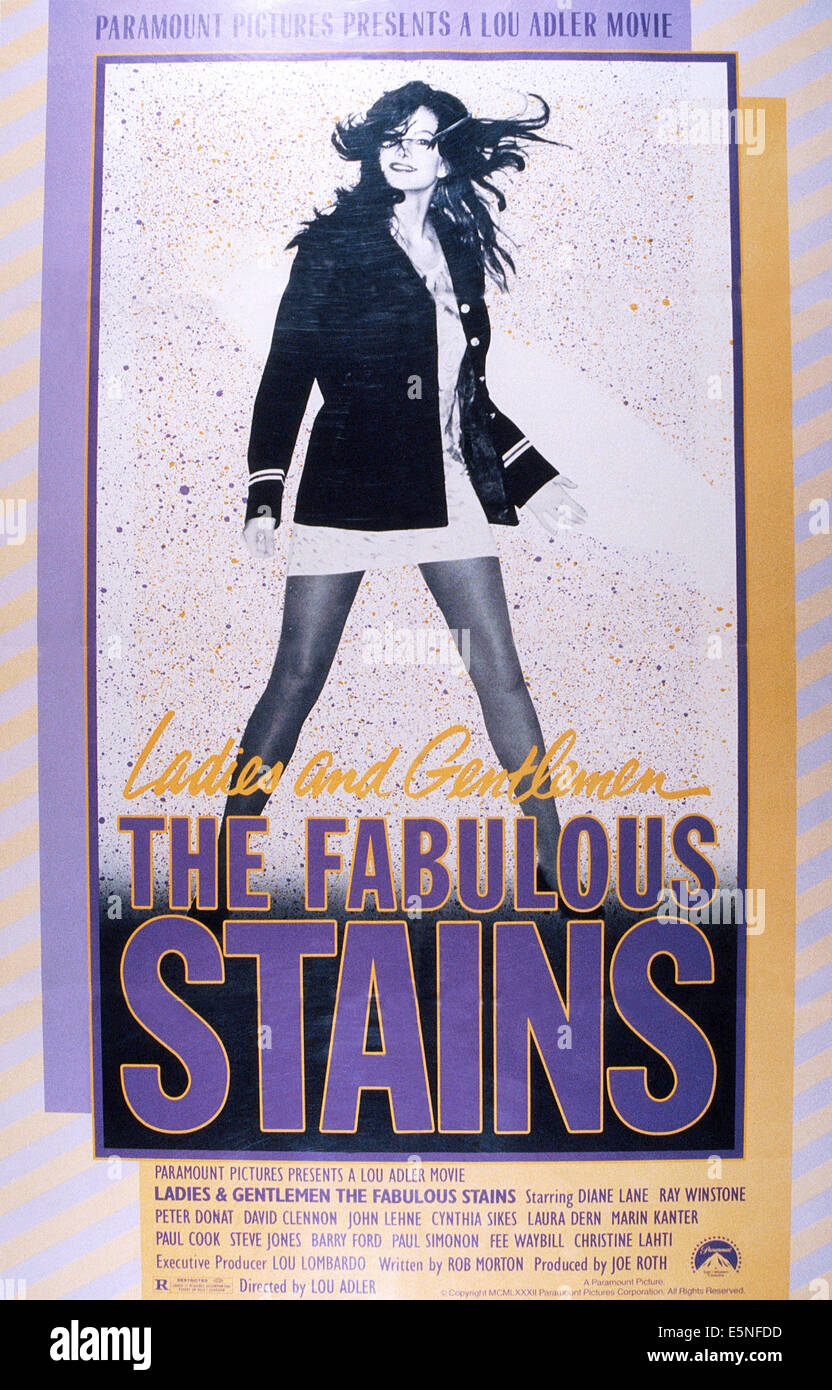 LADIES AND GENTLEMEN, THE FABULOUS STAINS, Diane Lane, 1982 ...