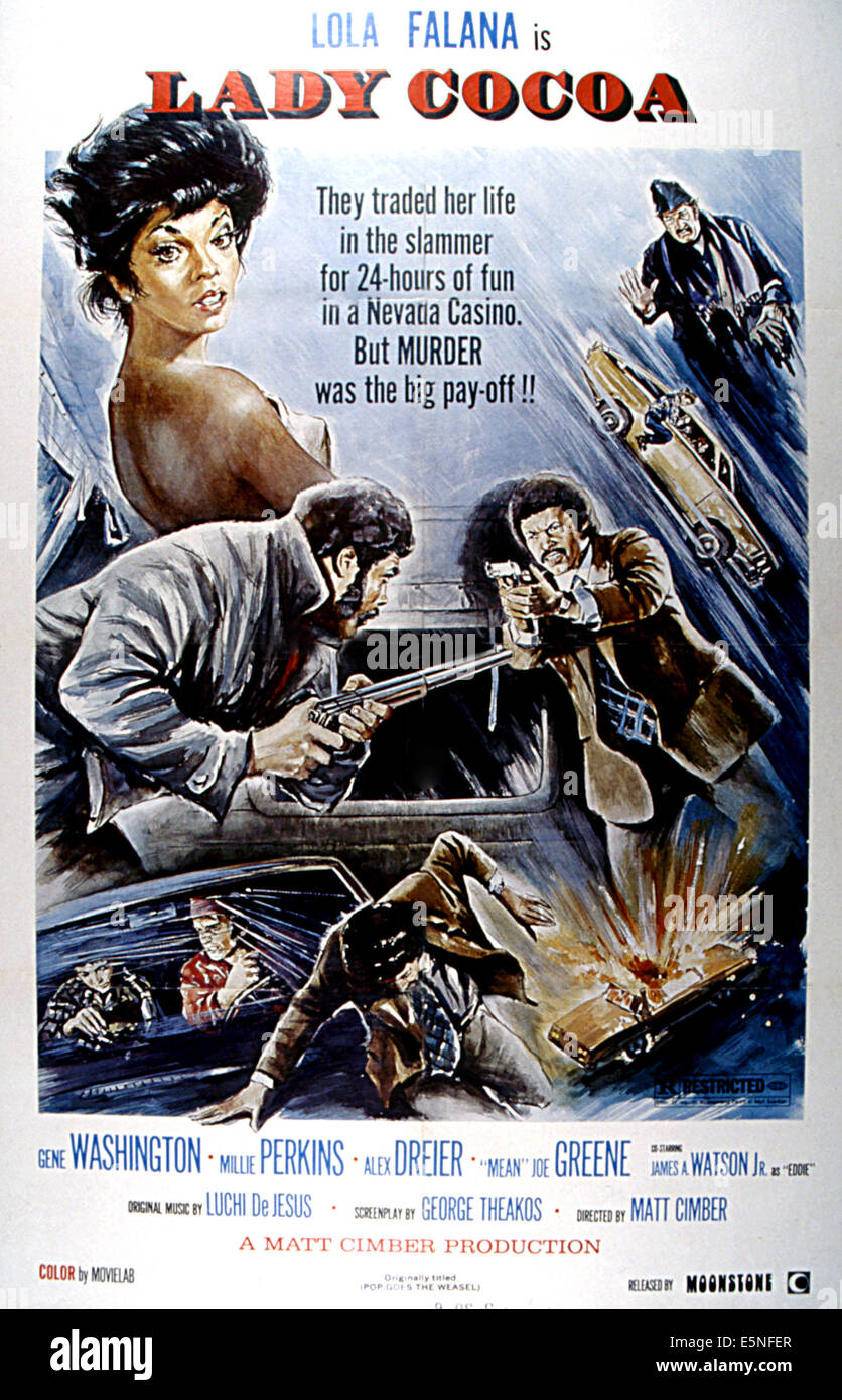 LADY COCOA, Lola Falana, 1975 Stock Photo - Alamy