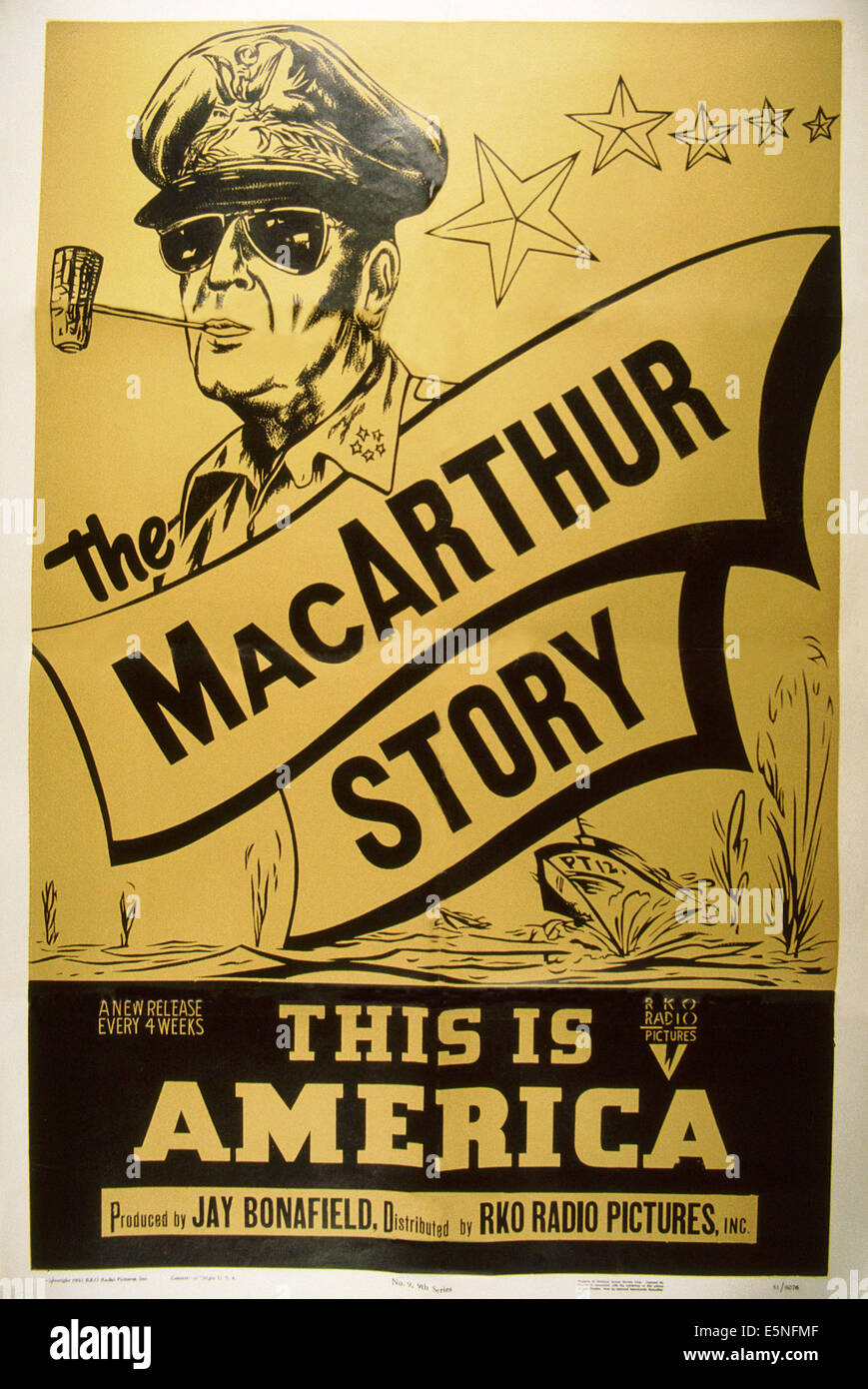 THE MACARTHUR STORY, US poster, General Douglas MacArthur,('This Is ...