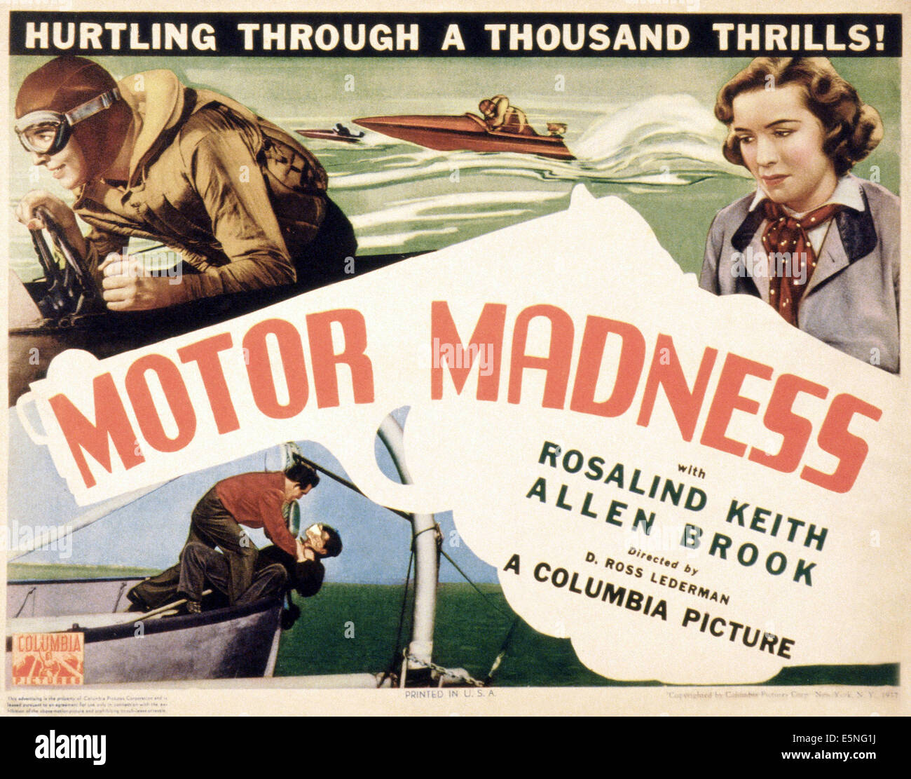 MOTOR MADNESS, top from left: Joseph Allan (as Allen Brook), Rosalind ...