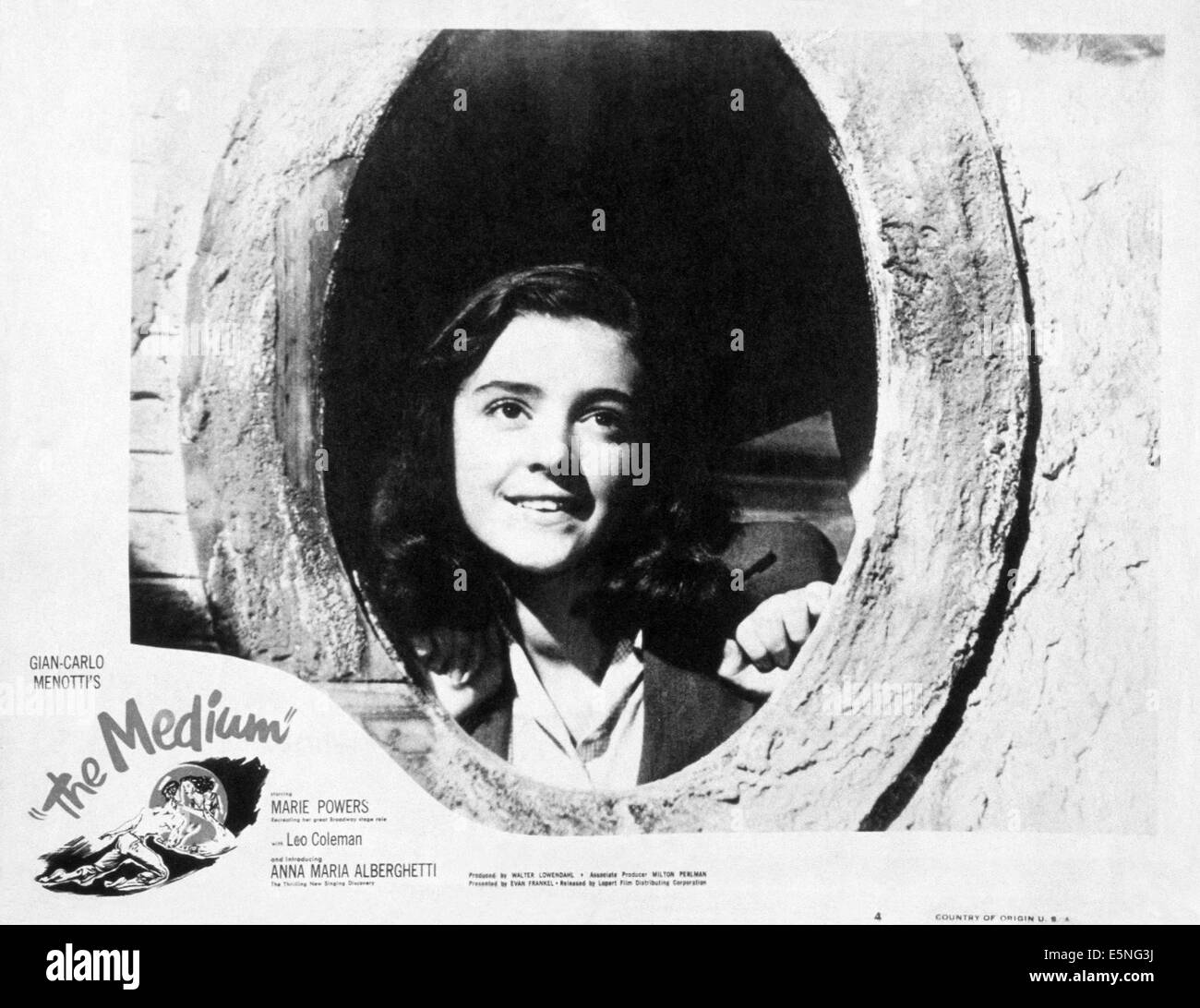 THE MEDIUM, anna Maria Alberghetti, 1951 Stock Photo - Alamy