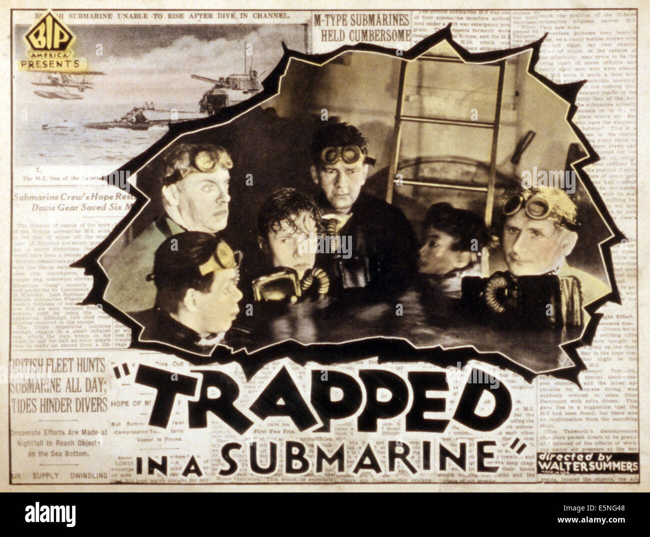 MEN LIKE THESE, (aka TRAPPED IN A SUBMARINE), John Batten, Fat Chung ...