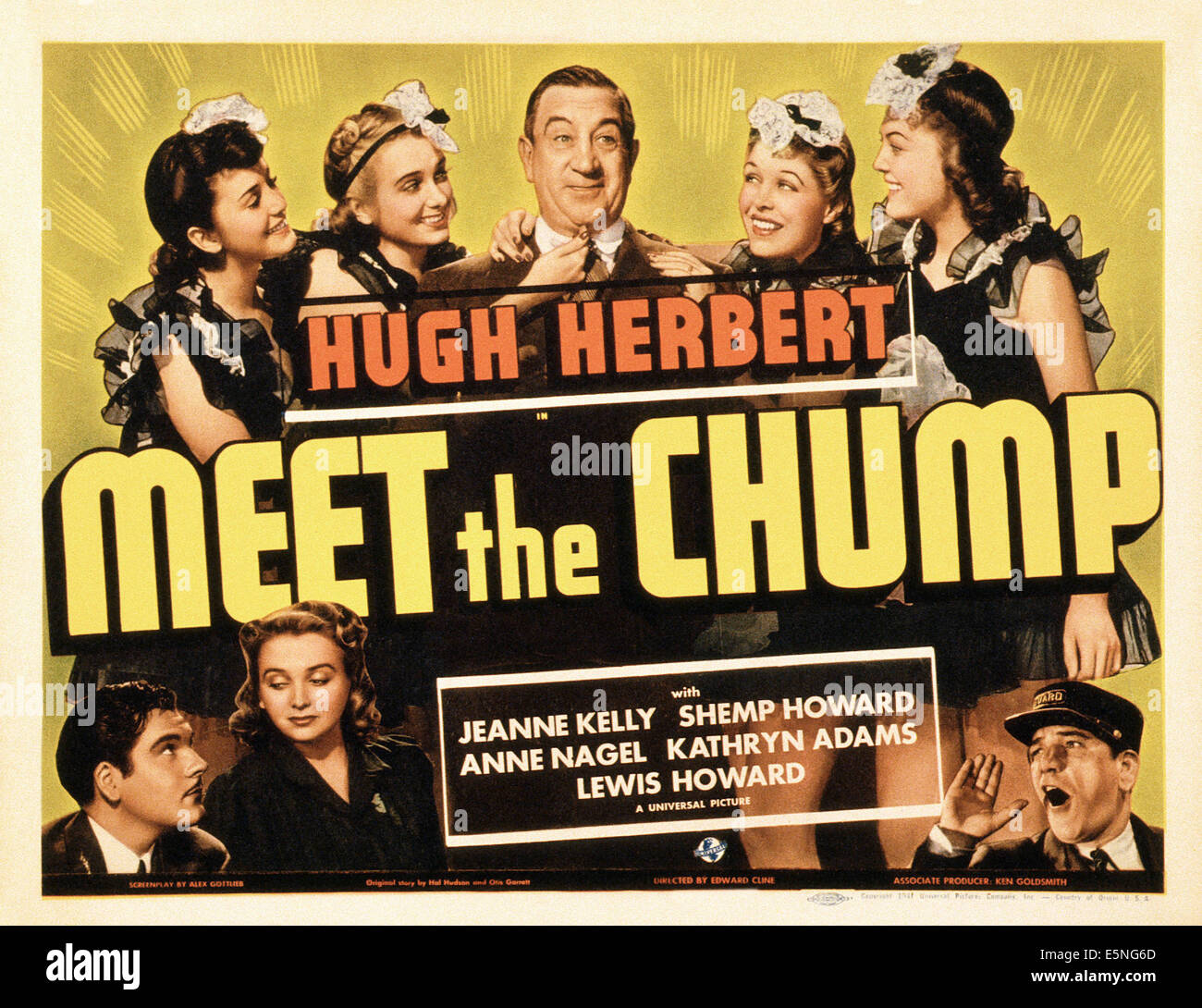 MEET THE CHUMP, Hugh Herbert (top center), bottom from left: Lewis ...