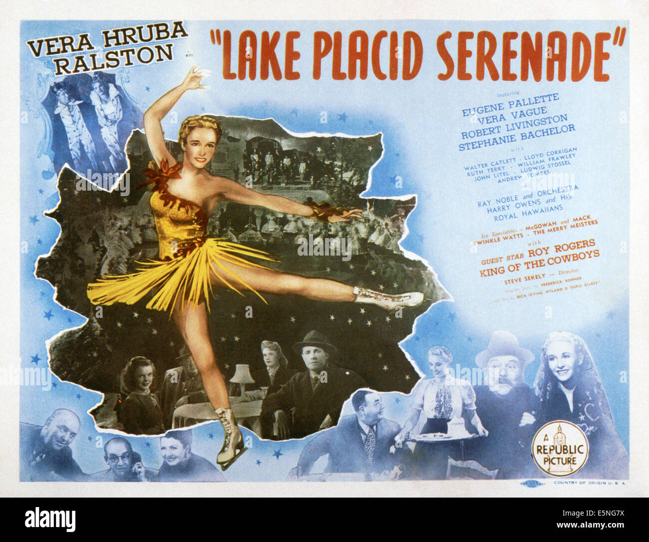 LAKE PLACID SERANADE, Vera Ralston (aka Vera Hruba Ralston), 1944 Stock ...