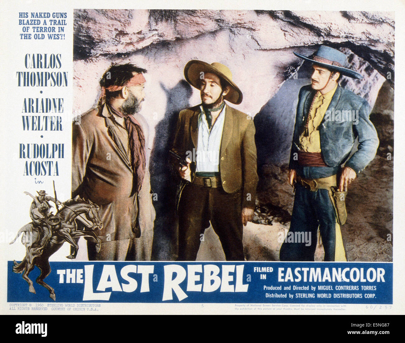 THE LAST REBEL, (aka EL ULTIMO REBELDE), Rodolfo Acosta (center ...