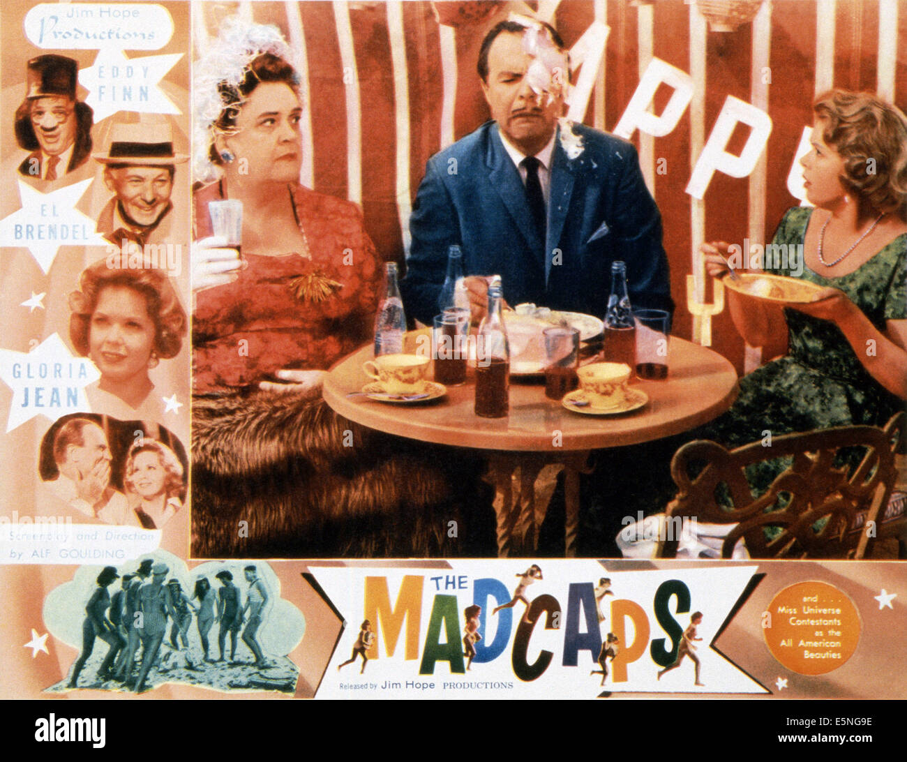 LAFFING TIME, (aka THE MADCAPS), US lobbycard, from top, Edward Finney ...