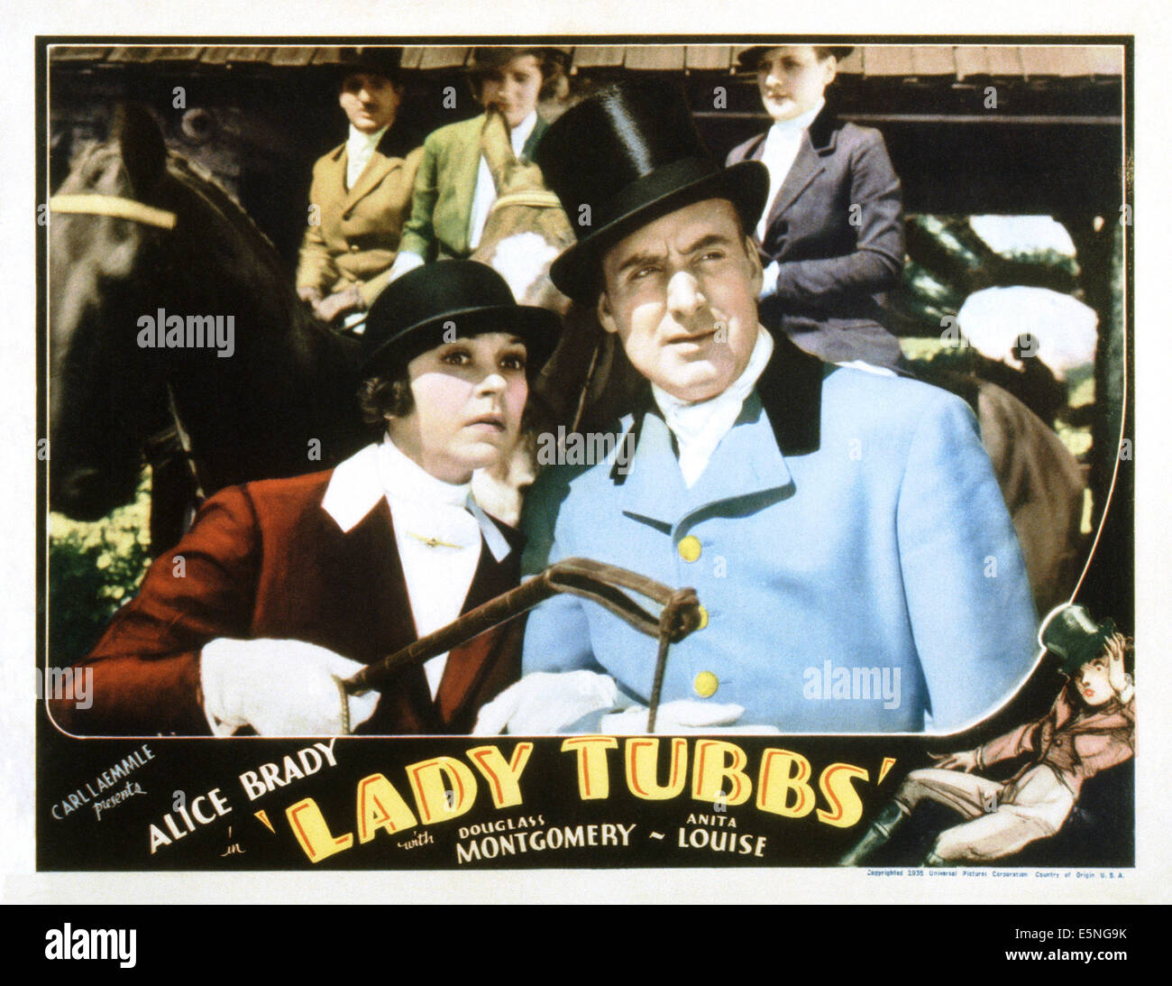 LADY TUBBS, from left: Alice Brady, Alan Mowbray, 1935 Stock Photo - Alamy