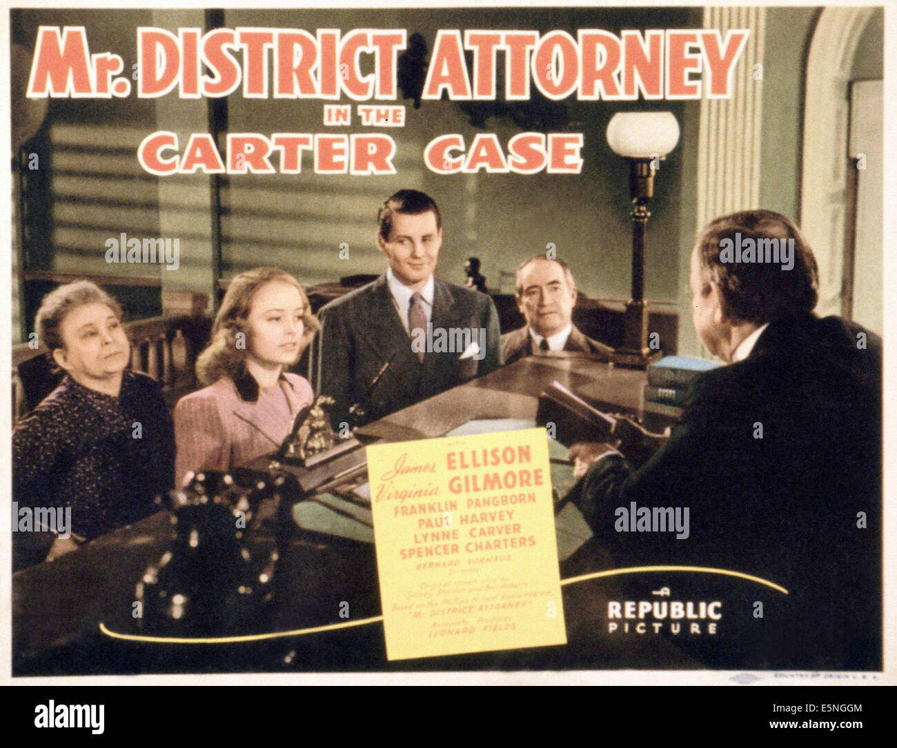 MR. DISTRICT ATTORNEY IN THE CARTER CASE, left from second left ...