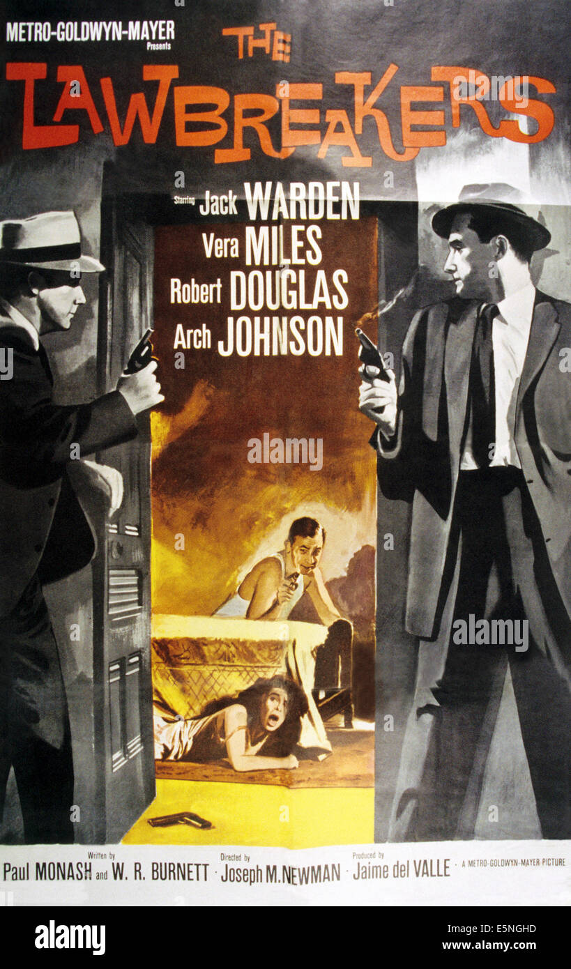 THE LAWBREAKERS, poster art, 1960 Stock Photo - Alamy