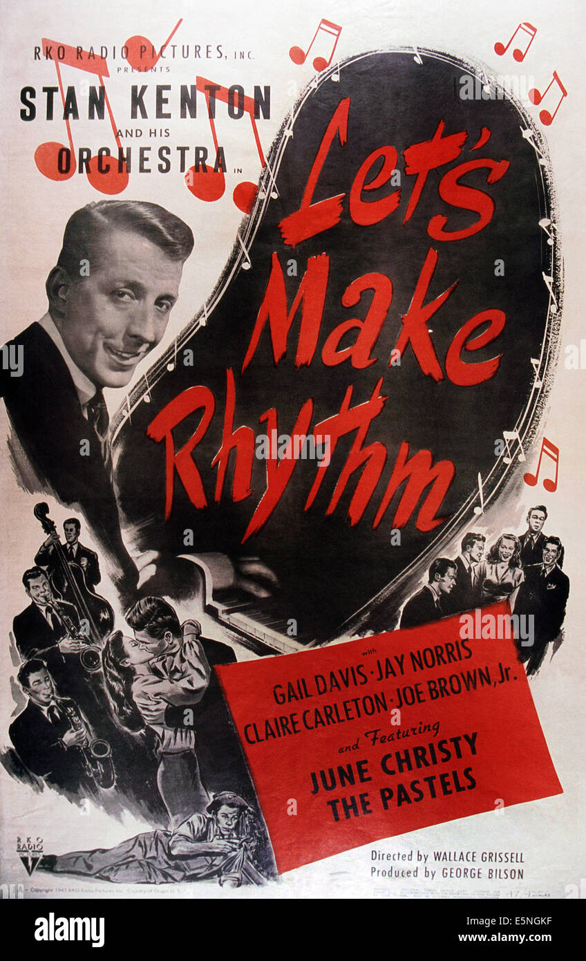 1940s music poster hi-res stock photography and images - Alamy