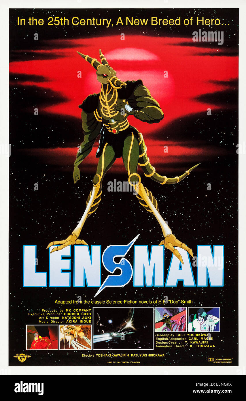 LENSMAN, (aka SF SHINSEIKI LENSMAN), poster, 1984. ©Streamline Pictures ...