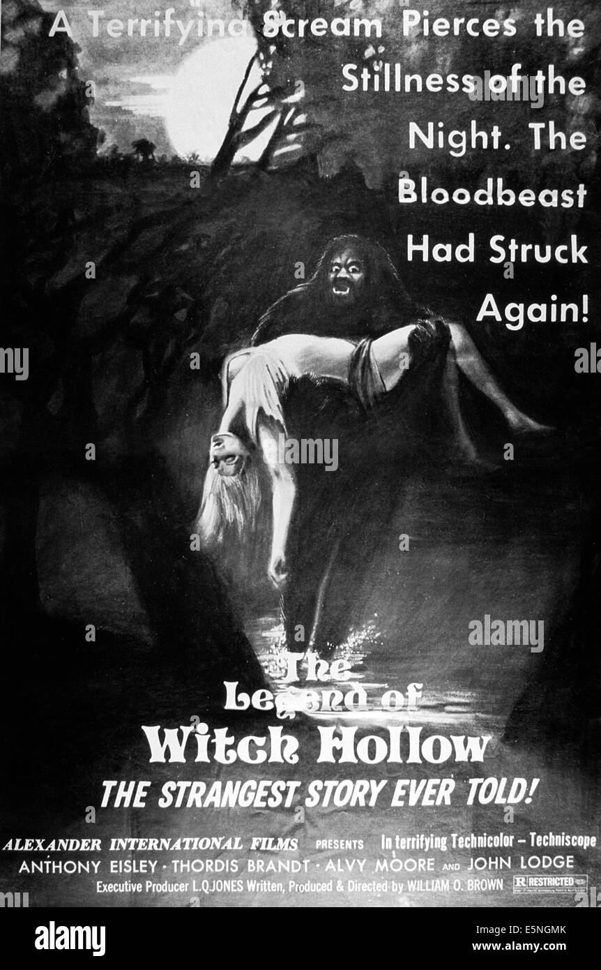 THE LEGEND OF WITCH HOLLOW, (aka THE WITCHMAKER), U.S. poster, 1969 ...