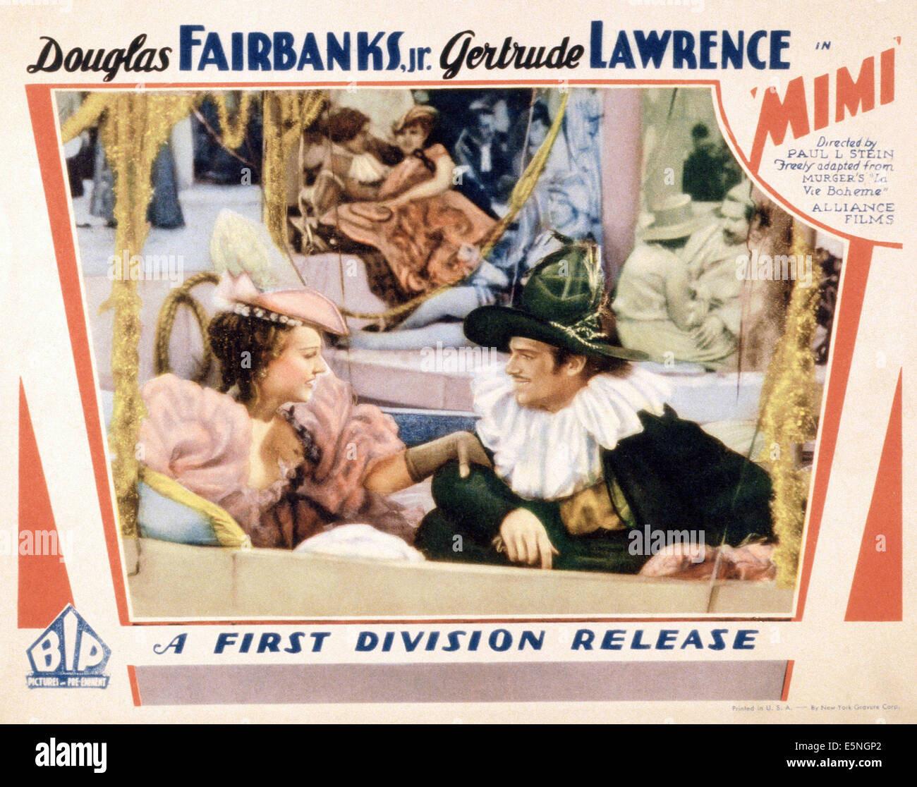 MIMI, from left: Gertrude Lawrence, Douglas Fairbanks Jr., 1935 Stock Photo - Alamy