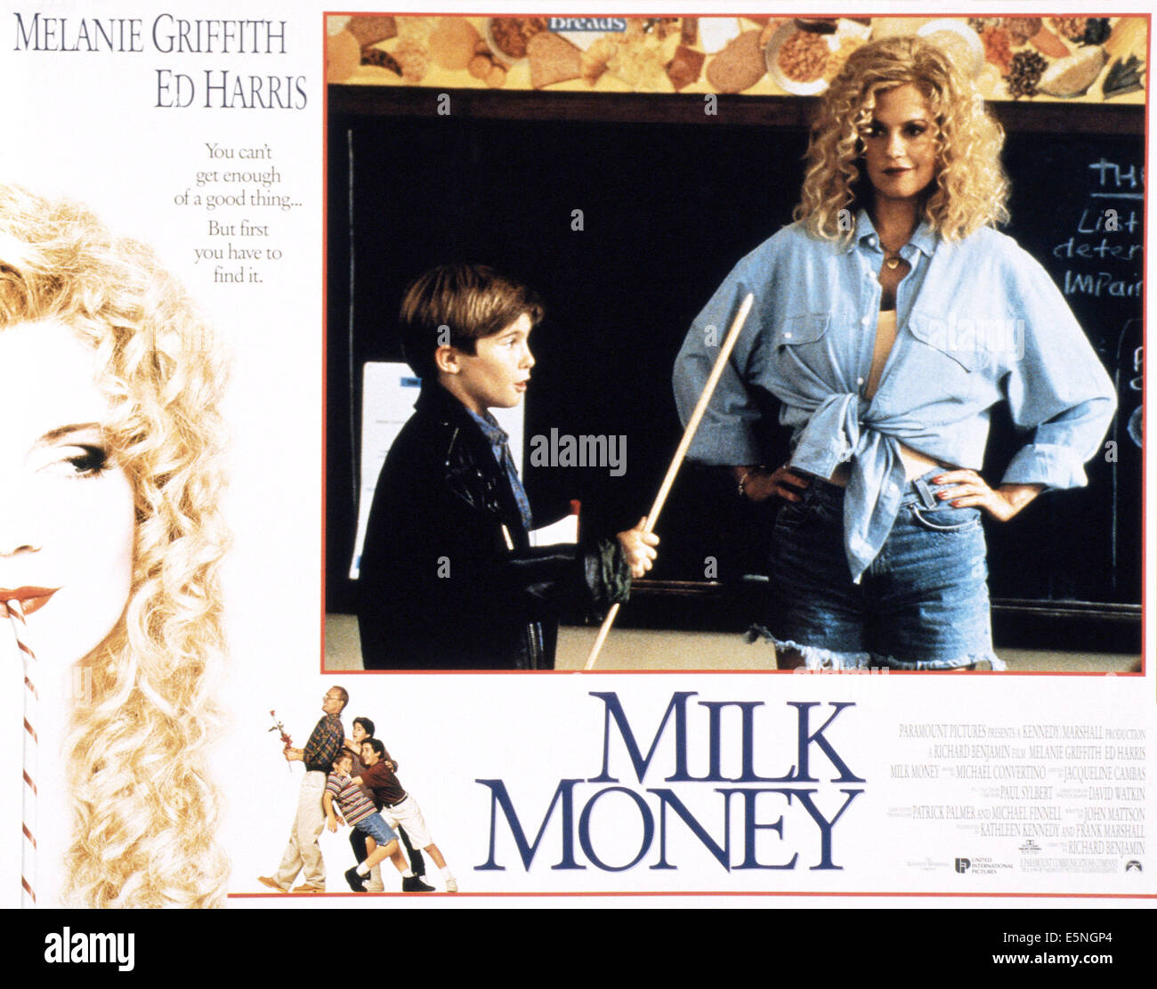 MILK MONEY, from left: Michael Patrick Carter, Melanie Griffith, 1994 ...