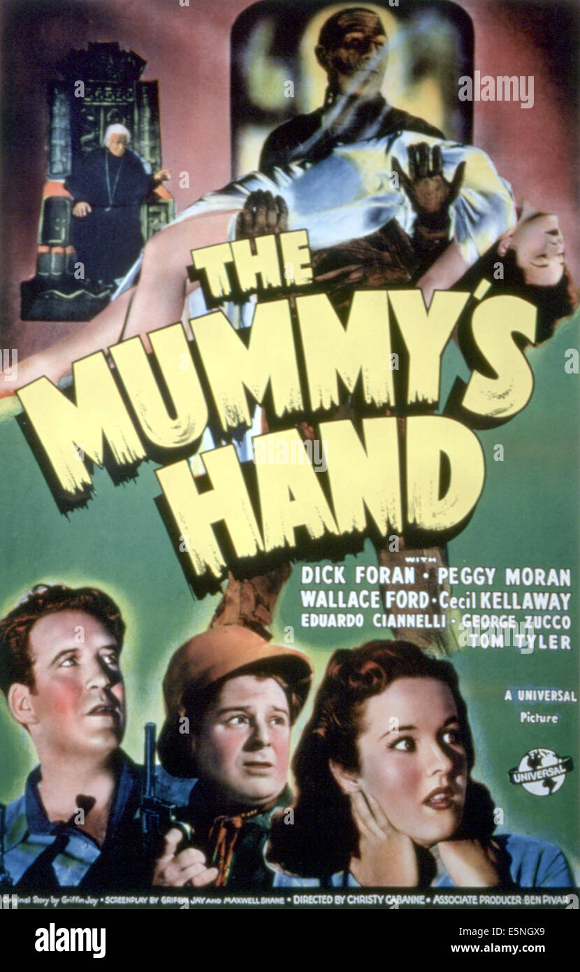 THE MUMMY'S HAND, Tom Tyler, 1940 Stock Photo - Alamy