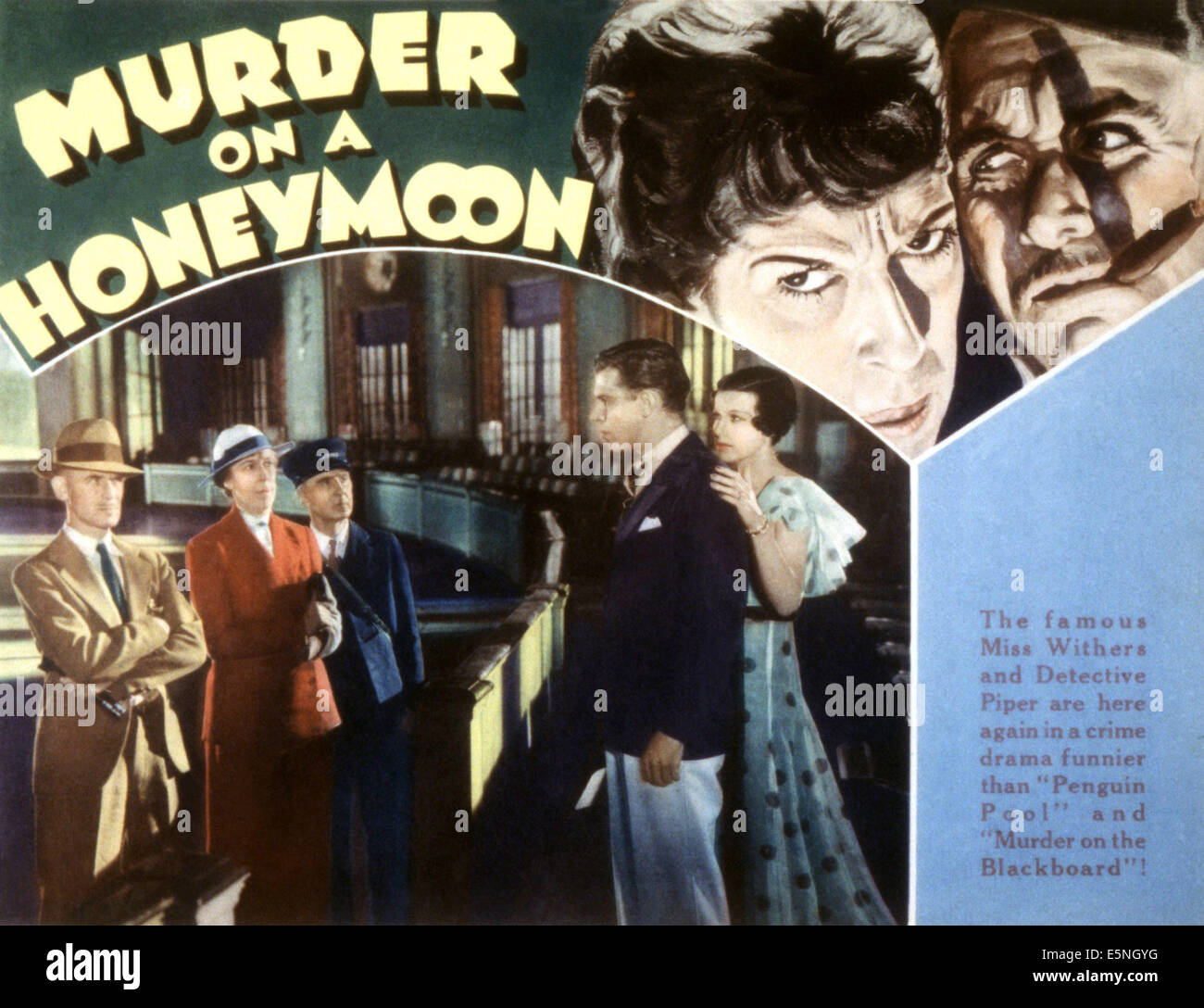 MURDER ON A HONEYMOON, James Gleason, Edna May Oliver, Harry Ellerbe ...