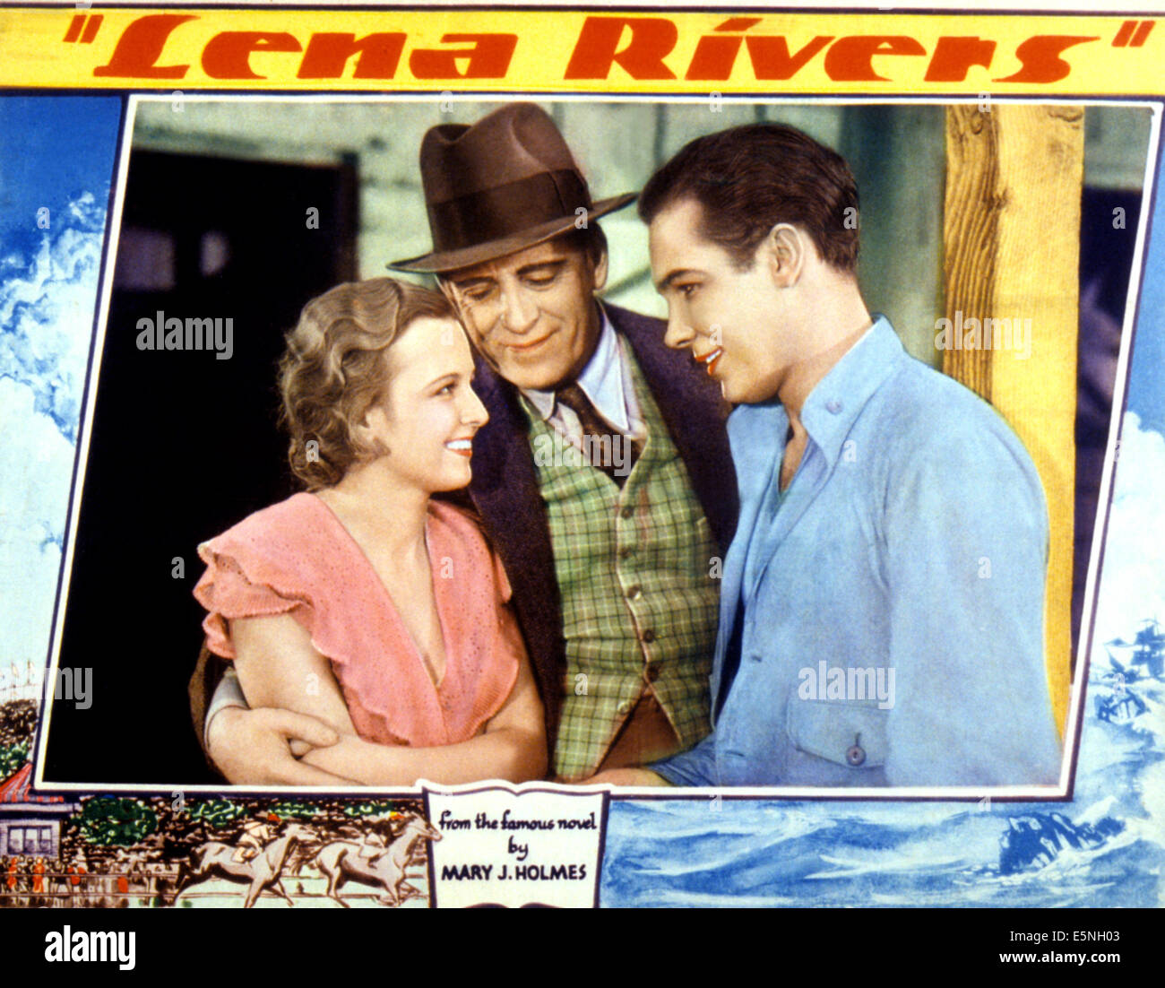 LENA RIVERS, left: Charlotte Henry, right: Morgan Galloway on lobbycard ...