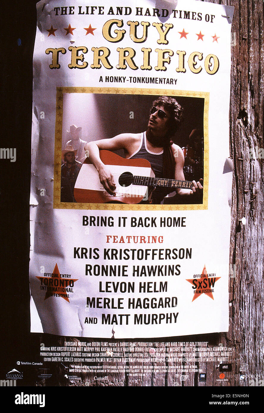 THE LIFE AND HARD TIMES OF GUY TERRIFICO, poster, Matt Murphy, 2005 ...