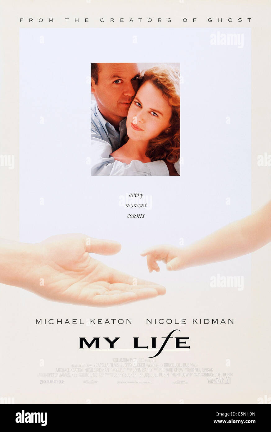 MY LIFE, US poster, from left: Michael Keaton, Nicole Kidman, 1993 ...