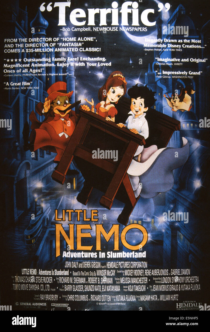 LITTLE NEMO: ADVENTURES IN SLUMBERLAND, poster, 1989. ©Hemdale Film ...