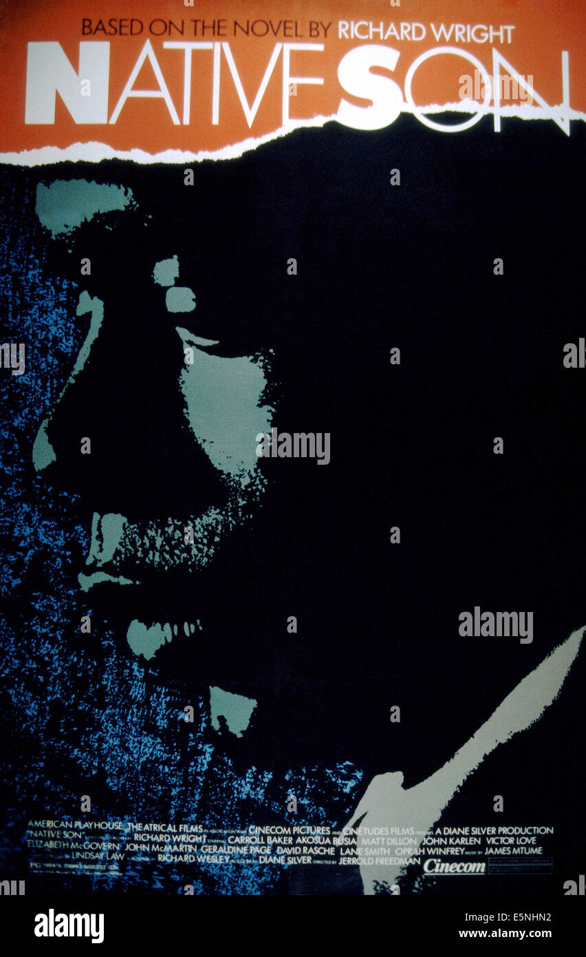 NATIVE SON, U.S. poster, Victor Love, 1986, © Cinecom/courtesy Everett ...