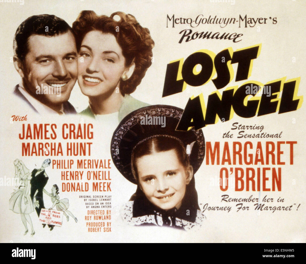 LOST ANGEL, James Craig, Marsha Hunt, Margaret O'Brien, 1943 Stock ...