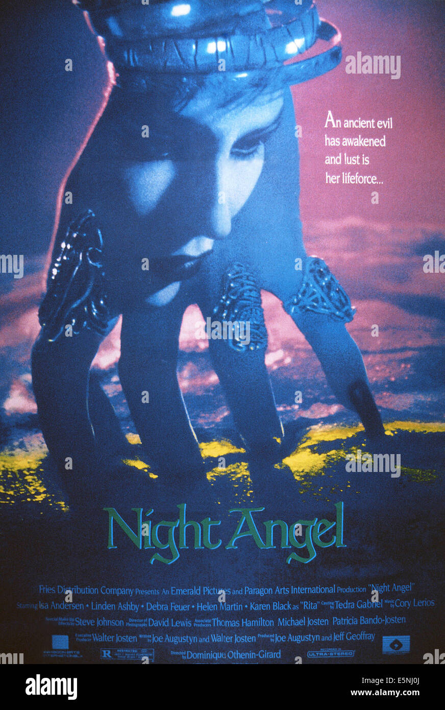 NIGHT ANGEL, US poster, 1990. ©Fries Distribution Company/courtesy ...