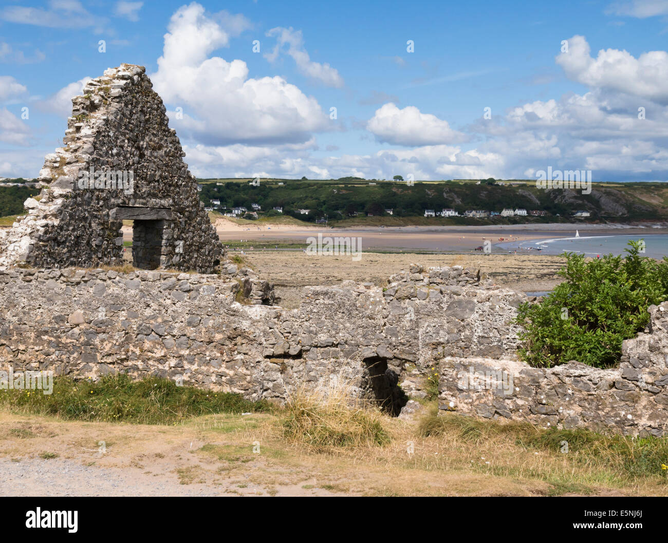 The Gower, West Glamorgan,Wales UK The Salt House Port eynon Stock ...
