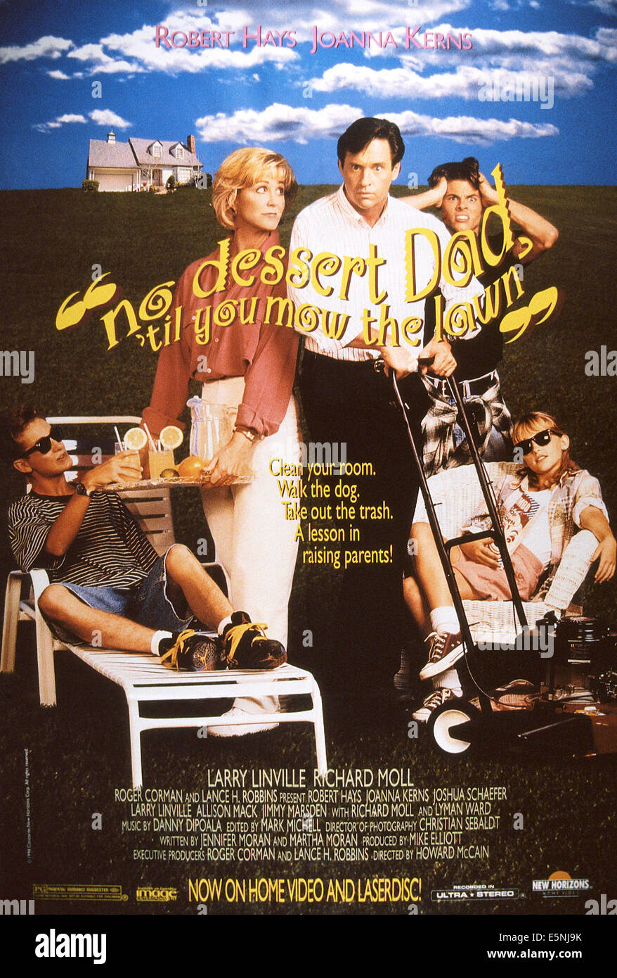 NO DESSERT, DAD, TILL YOU MOW THE LAWN, US poster, from left: Joshua ...