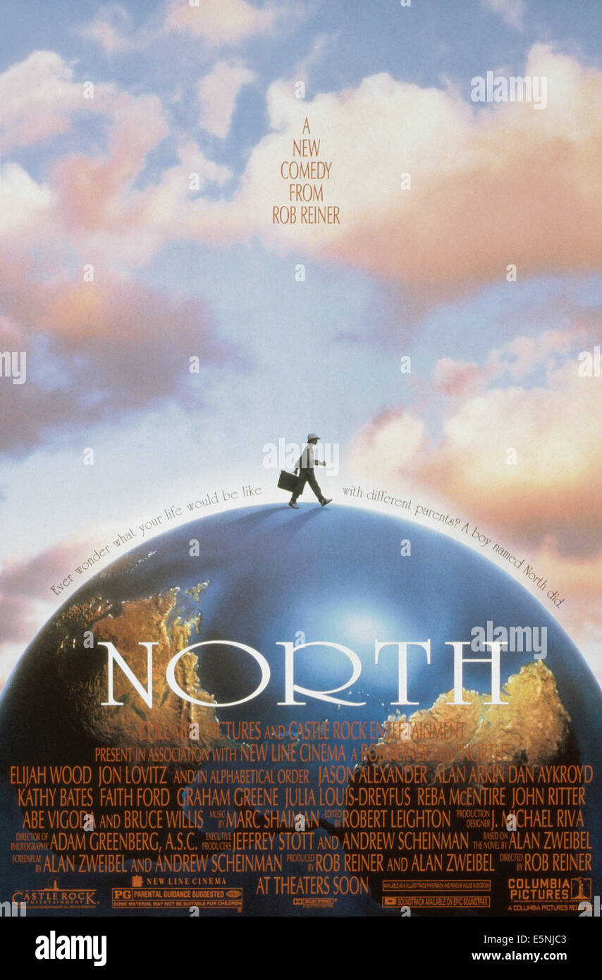 NORTH, US poster, 1994, © Columbia/courtesy Everett Collection Stock ...