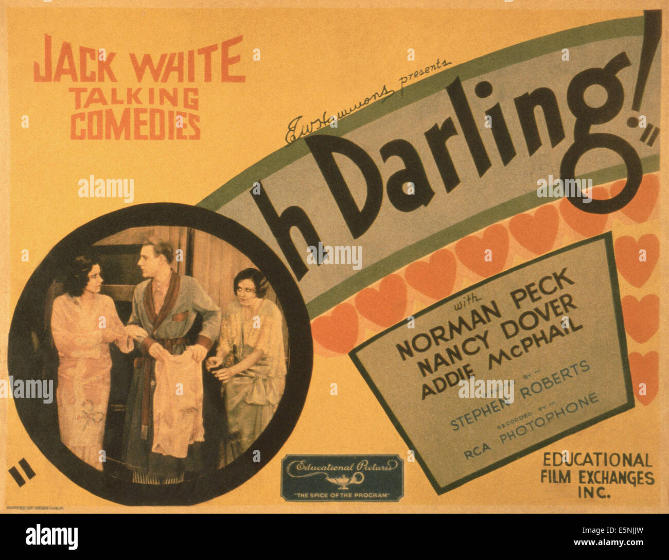 OH DARLING, US poster, from left: Judith Barrett (as Nancy Dover ...