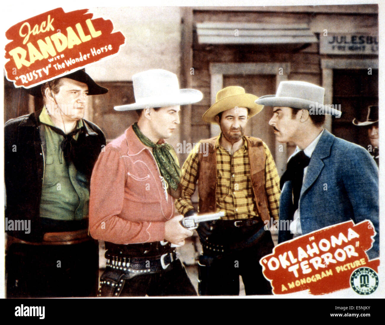 OKLAHOMA TERROR, Nolan Willis, Jack Randall, Ralph Peters, Tris Coffin ...