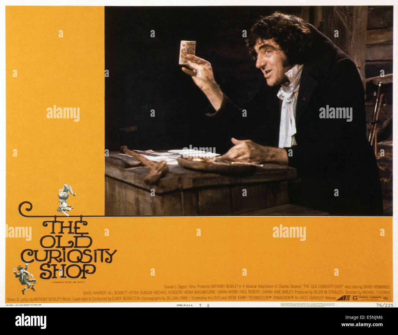 MR. QUILP, (aka THE OLD CURIOSITY SHOP), lobbycard, Anthony Newley ...