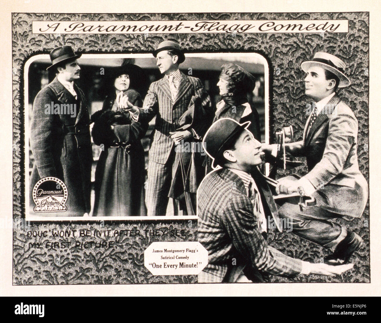 ONE EVERY MINUTE, US lobbycard, 1919 Stock Photo - Alamy