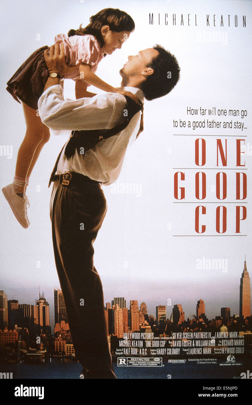 ONE GOOD COP, US poster art, from left: Grace Johnston, Michael Keaton ...