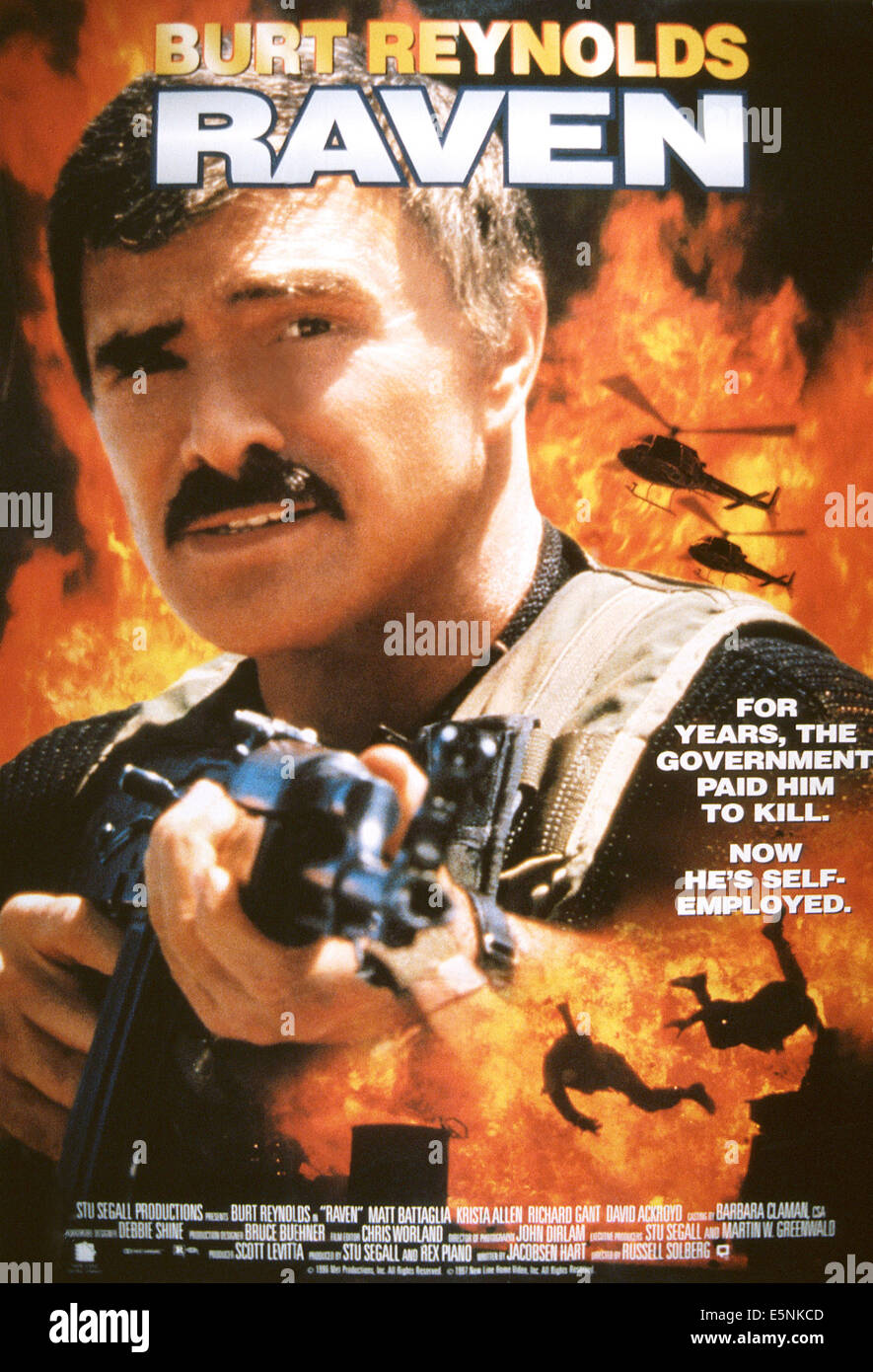 RAVEN, US poster, Burt Reynolds, 1996, © Image Entertainment/courtesy ...