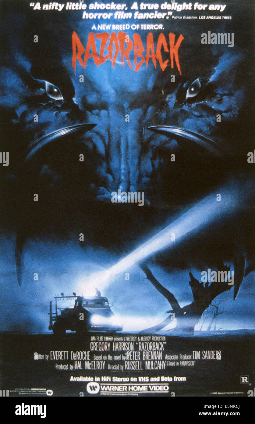 RAZORBACK, US poster, 1984, © Warner Brothers/courtesy Everett ...