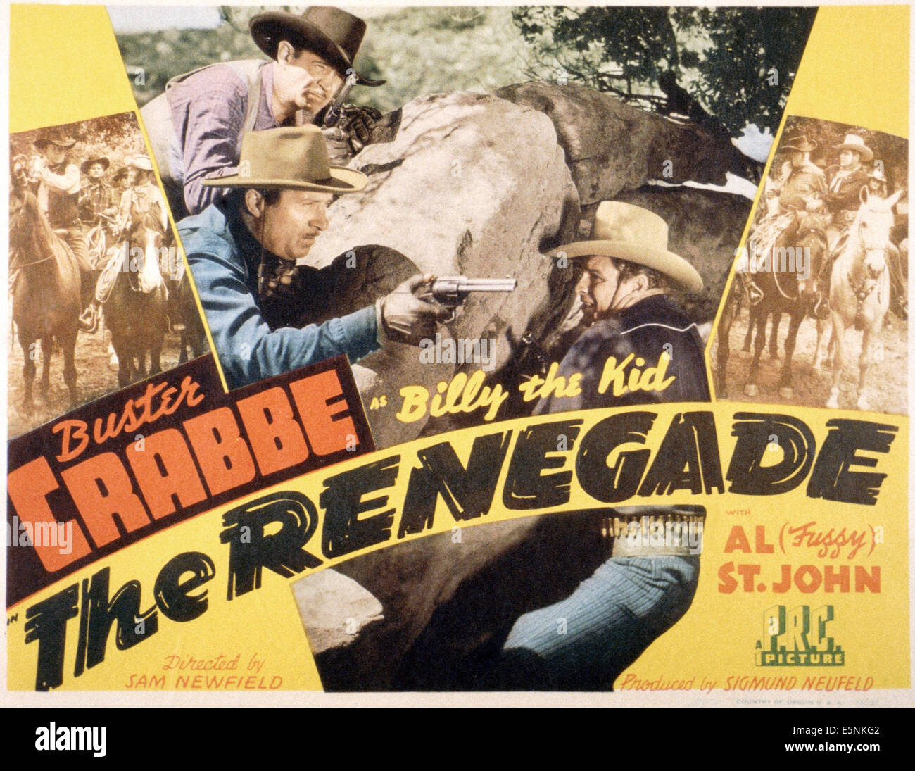 THE RENEGAGE, US poster, center from left: Karl Hackett, George ...