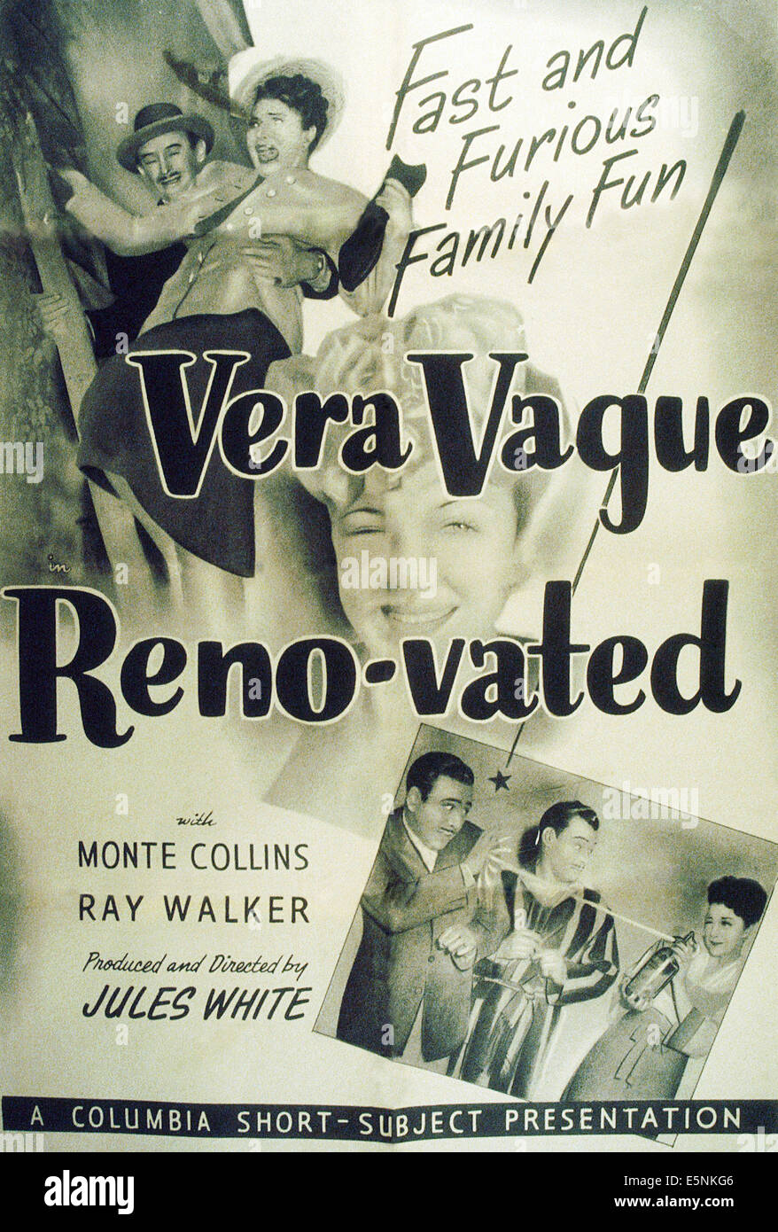 RENO-VATED, US poster, top from left: Monte Collins, Barbara Jo Allen ...