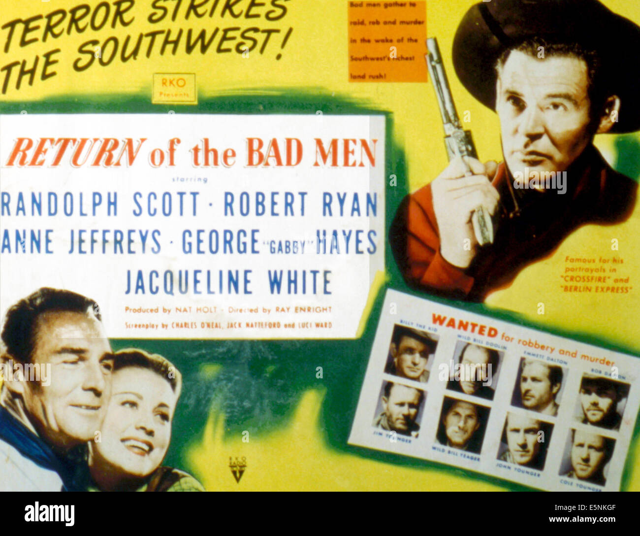 RETURN OF THE BAD MEN, Randolph Scott, Anne Jeffreys, Robert Ryan, 1948 ...