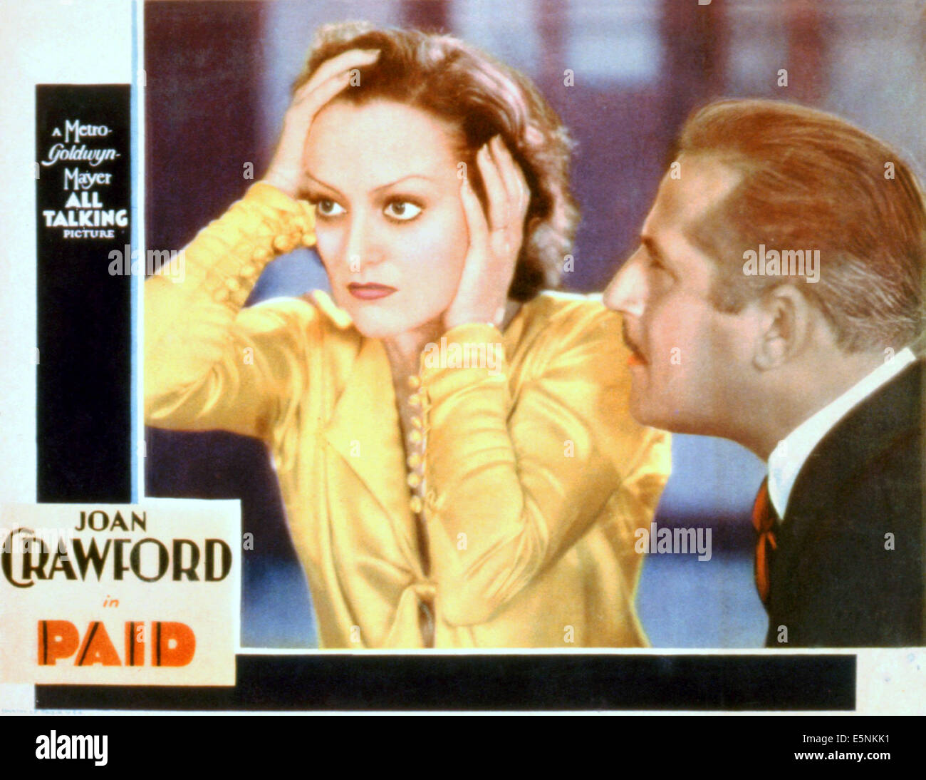 PAID, Joan Crawford, John Miljan, 1930 Stock Photo - Alamy