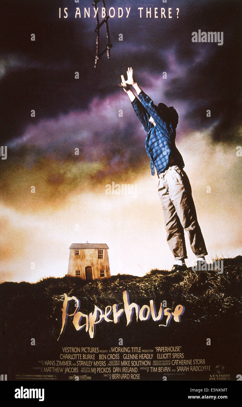PAPERHOUSE, US poster, Charlotte Burke, 1988, © Vestron/courtesy ...
