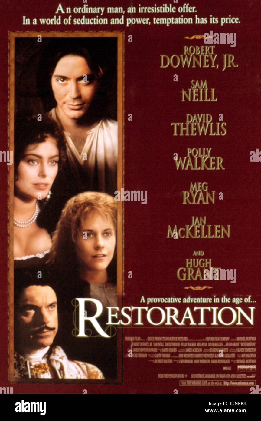 Restoration 1995 jr sam neill hi-res stock photography and images - Alamy