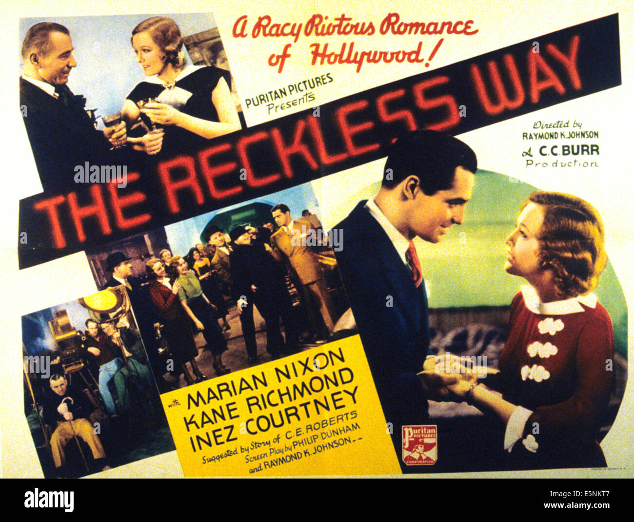 THE RECKLESS WAY, right from left: Kane Richmond, Marian Nixon, top ...