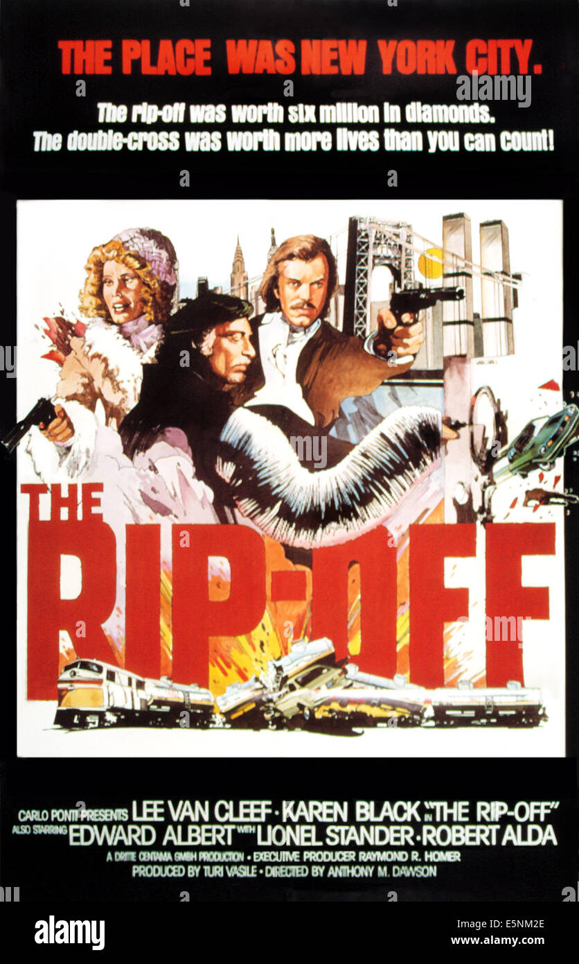 THE RIP-OFF, (aka THE SQUEEZE, aka DIAMOND THIEVES), Karen Black, Lee ...